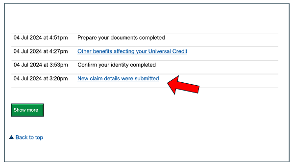 Getting claim information from your online universal credit account | CPAG